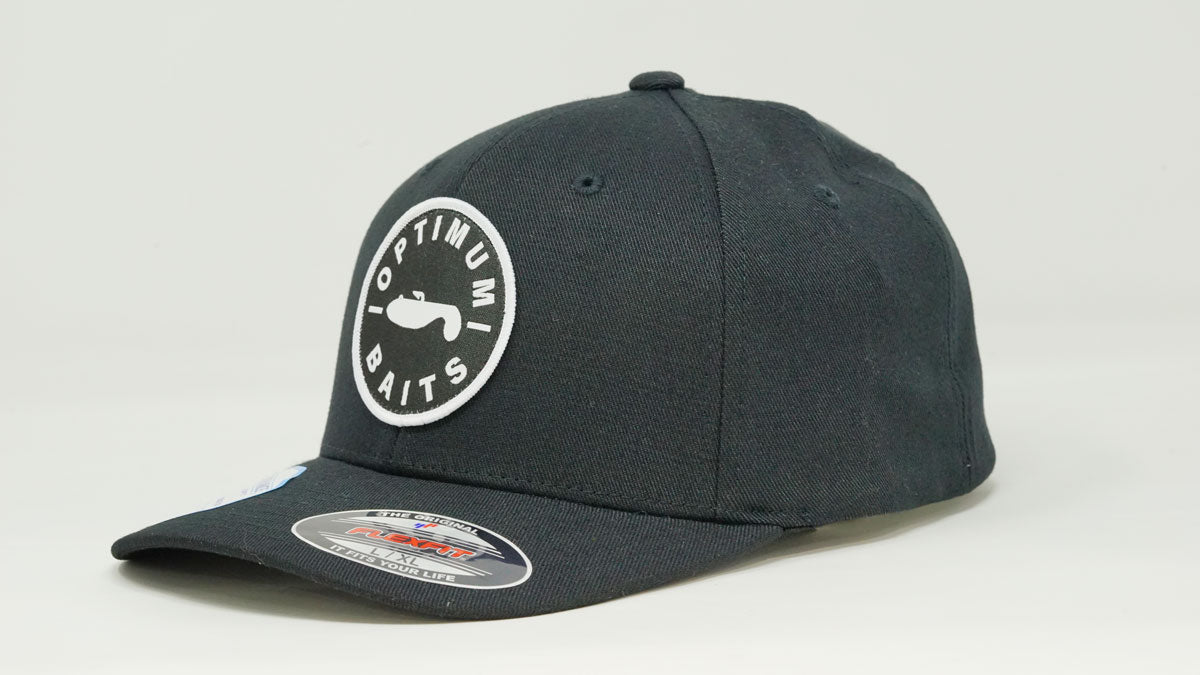 Flexfit Pro-Formance Black OB Patch – AA Worms - The Lunker's Choice